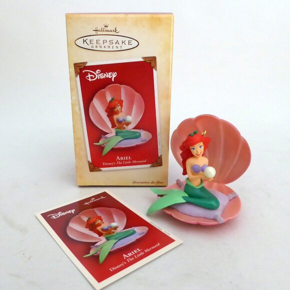 Hallmark | Holiday | New 204 Hallmark Disney Little Mermaid Ariel Shell ...